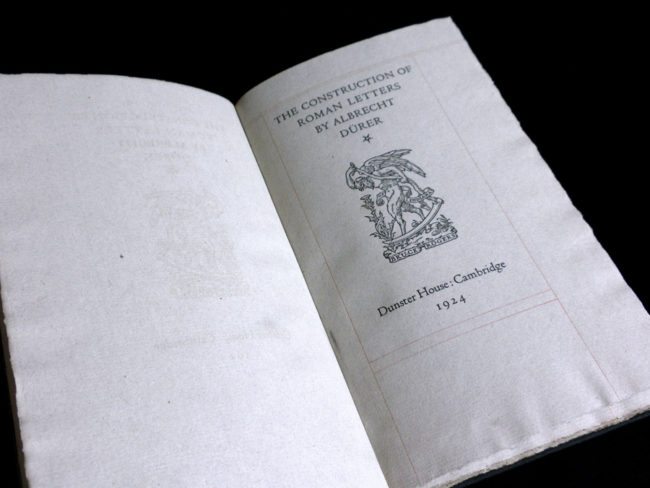 Albrecht Dürer, Type Designer – Eye on Design
